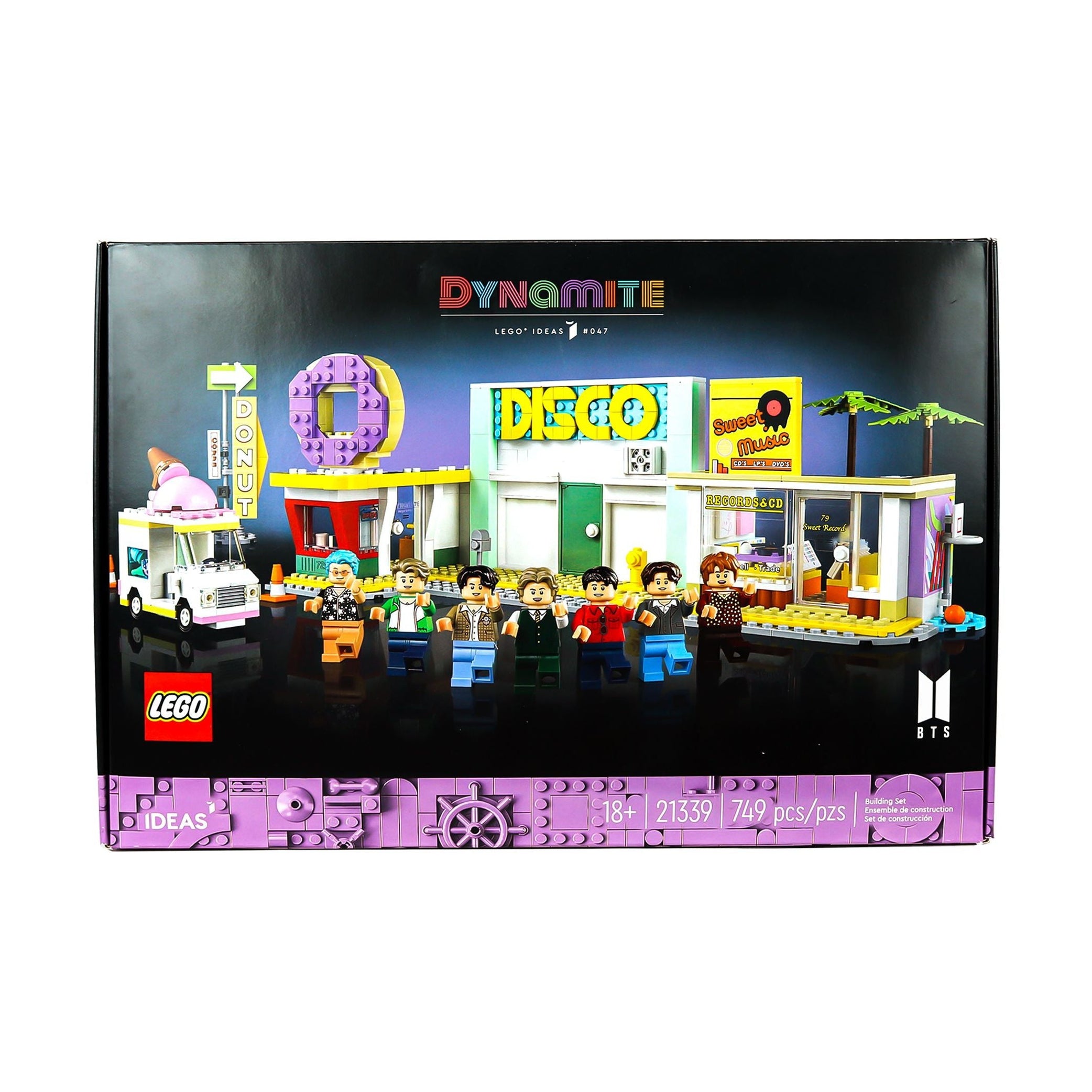 (SET SEMINUEVO) BTS Dynamite de LEGO® Ideas™ (21339)